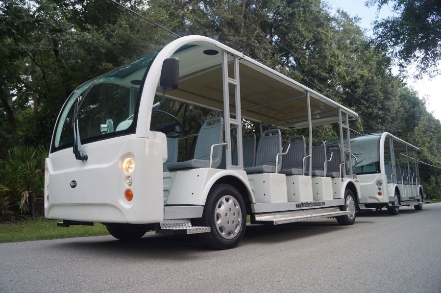 46-Passenger Shuttle Bus | 46-Seater Electric Tram for Sale | Moto ...